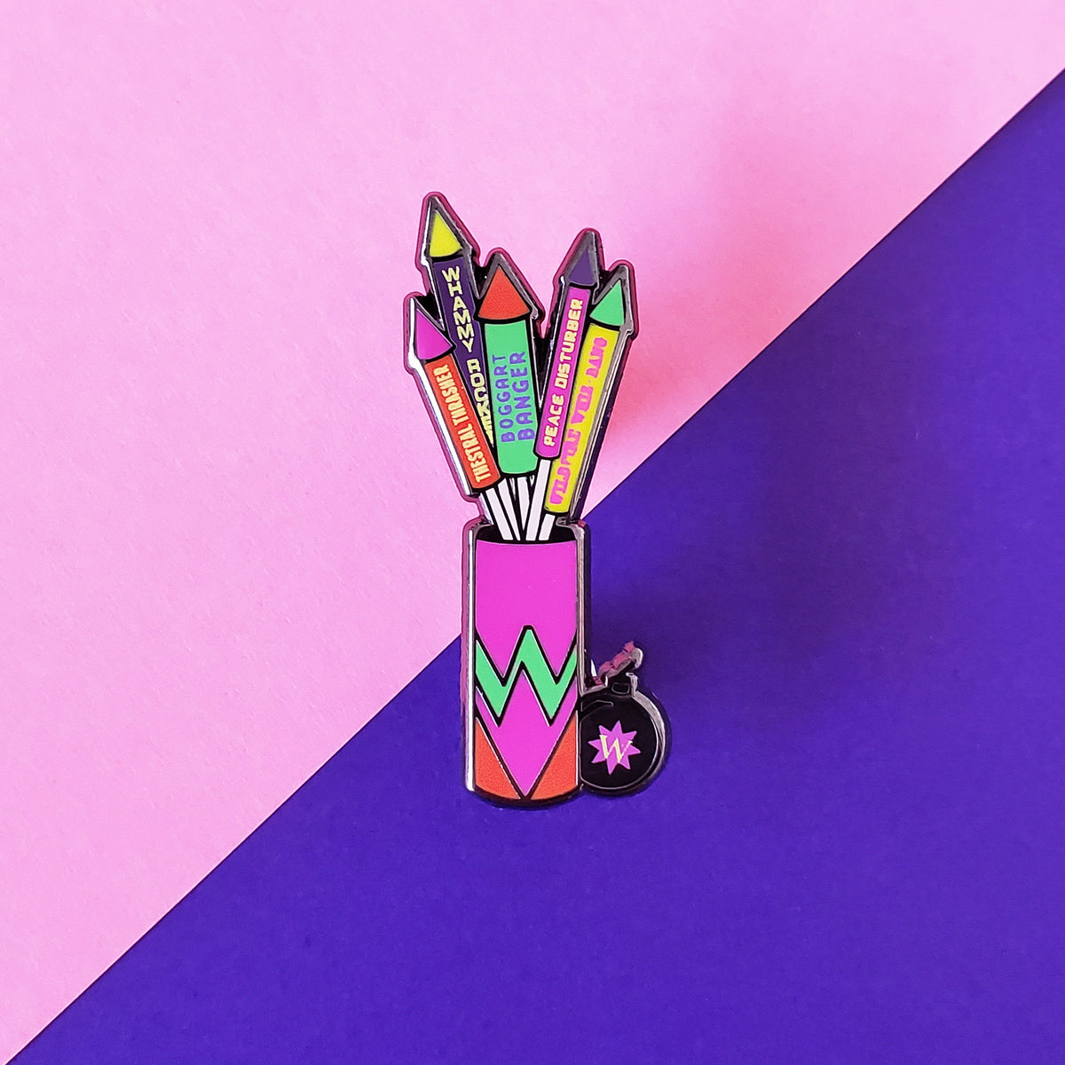 Fireworks Enamel Pin – Swish & Flick
