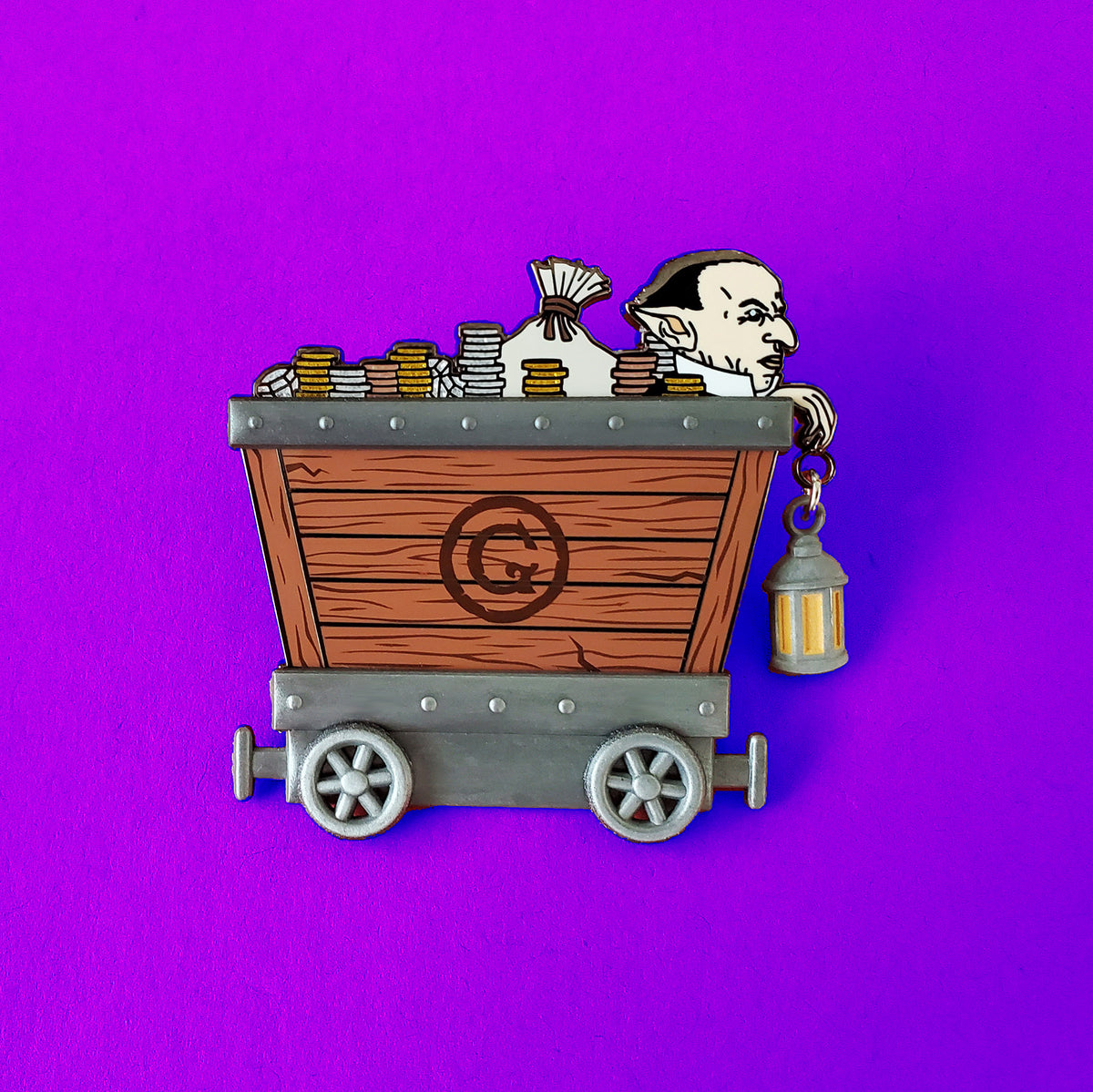 Goblin Cart Enamel Pin – Swish & Flick