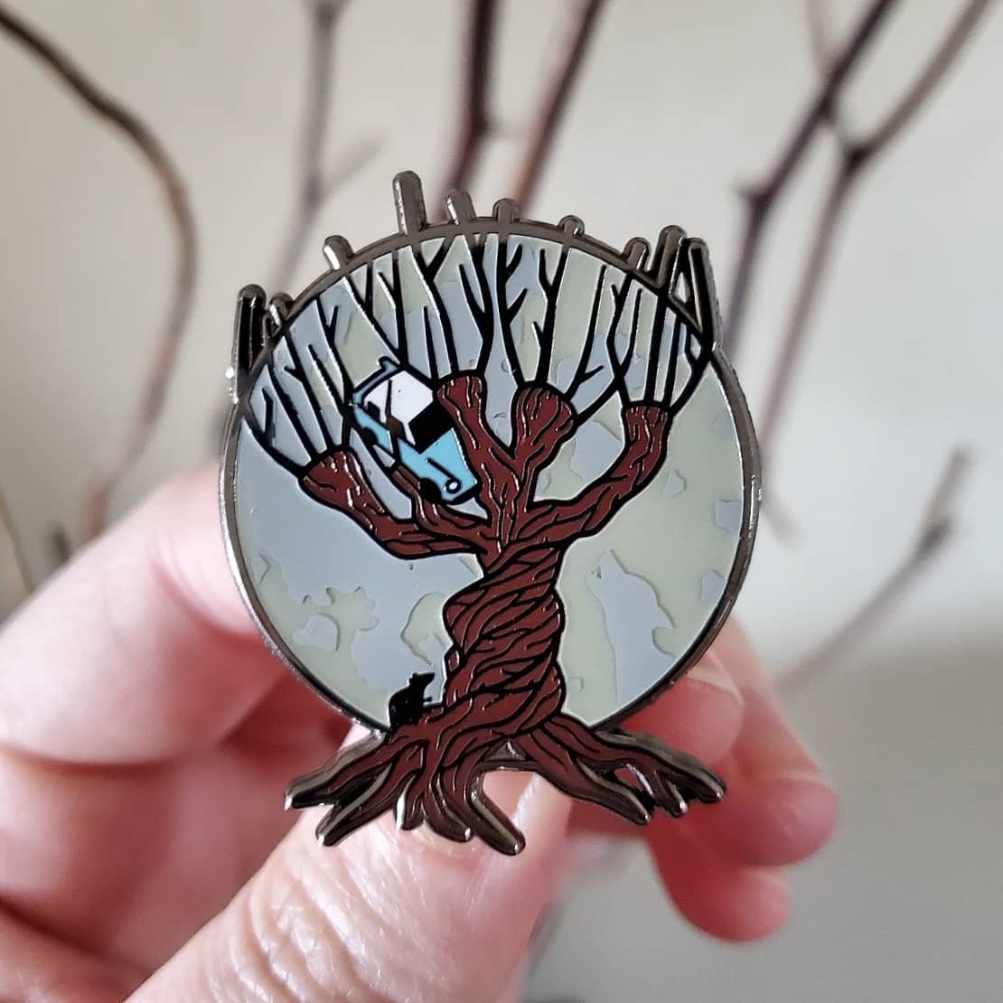 The Willow Enamel Pin – Swish & Flick